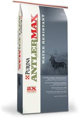 Purina | AntlerMax Deer Feed WaterShield Climate Guard 20 | 50 pound ...