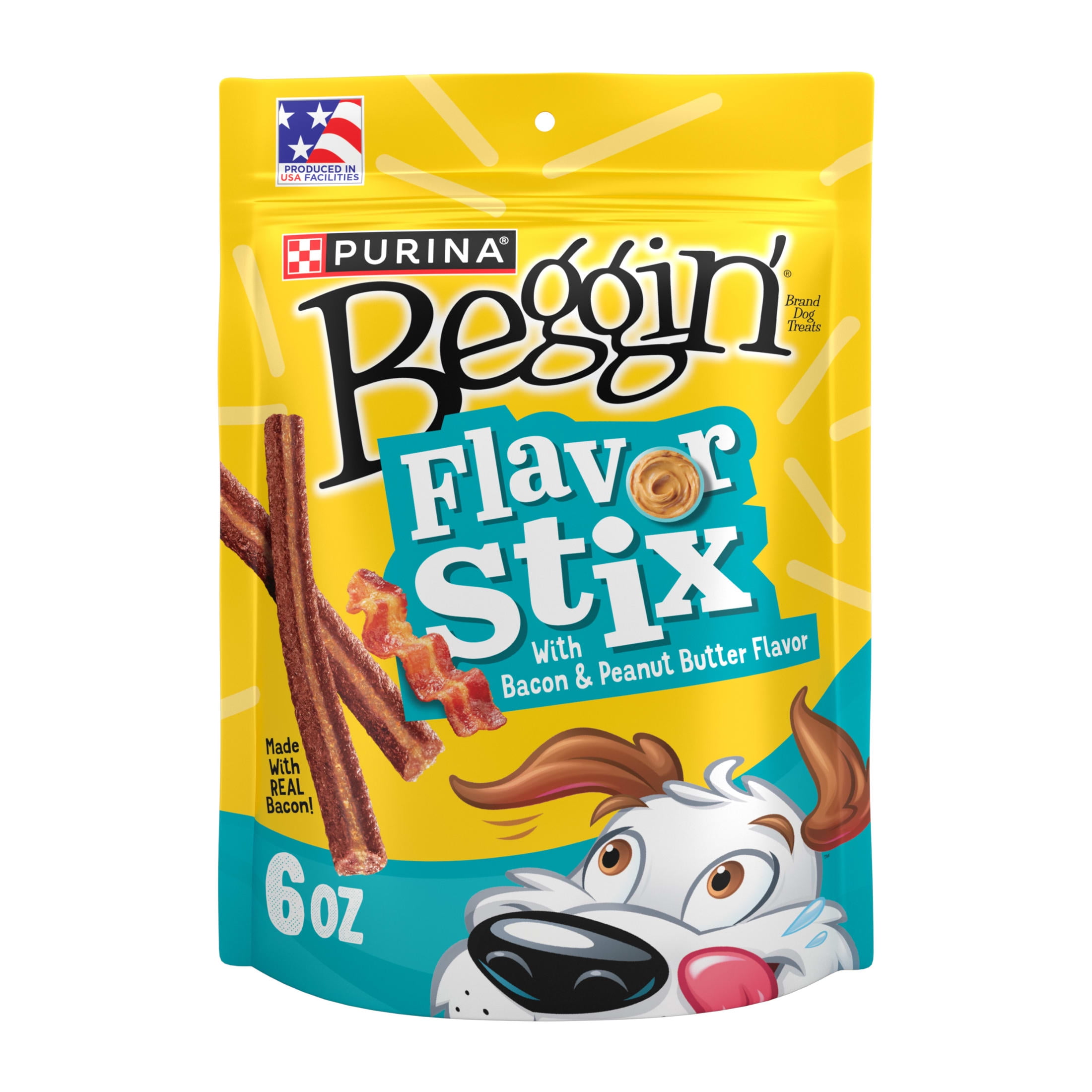 Beggin' Purina Beggin' Flavor Stix Dog Treats with Real Bacon and ...