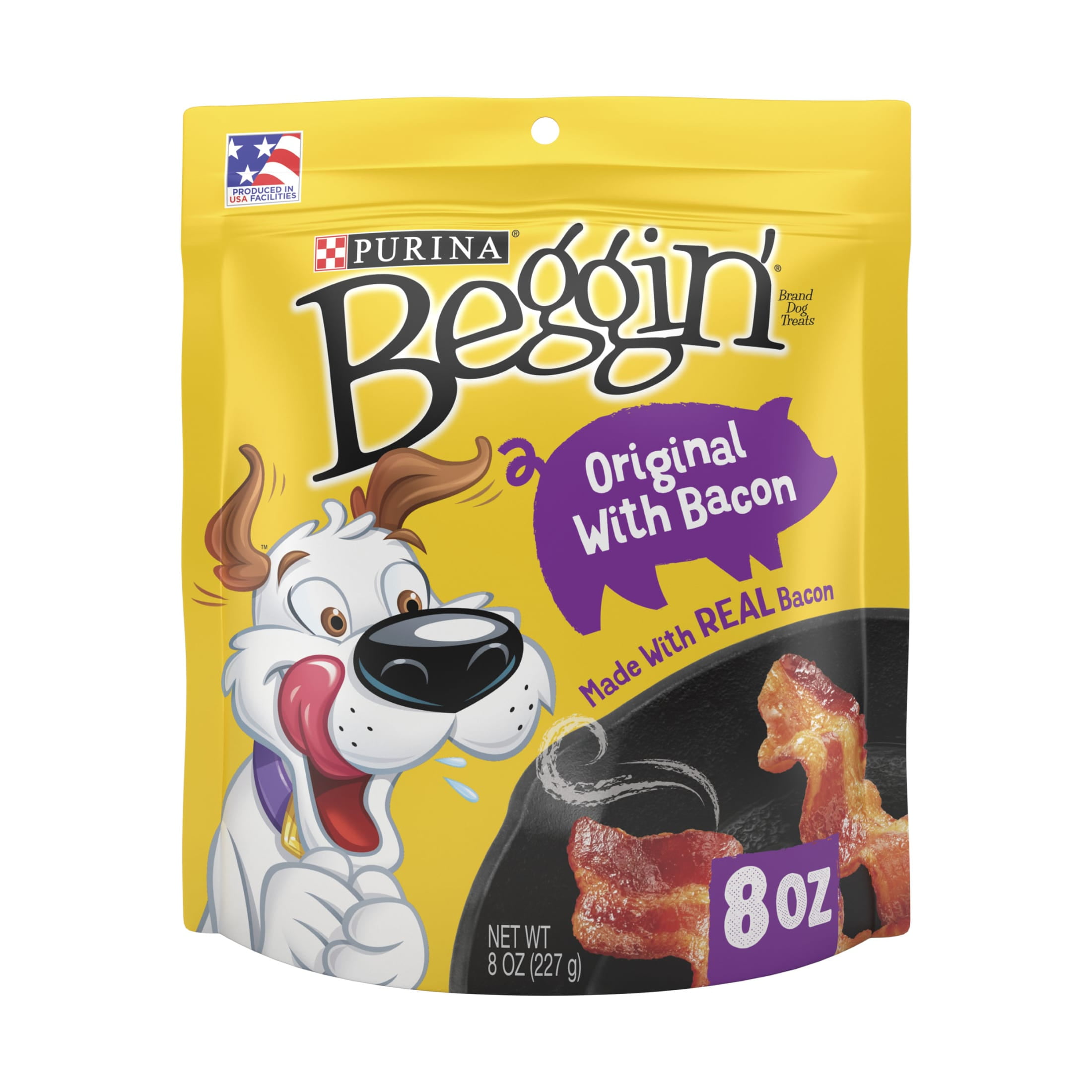 Purina Beggin' Strips Dog Treats Original with Real Bacon Flavor Tender ...