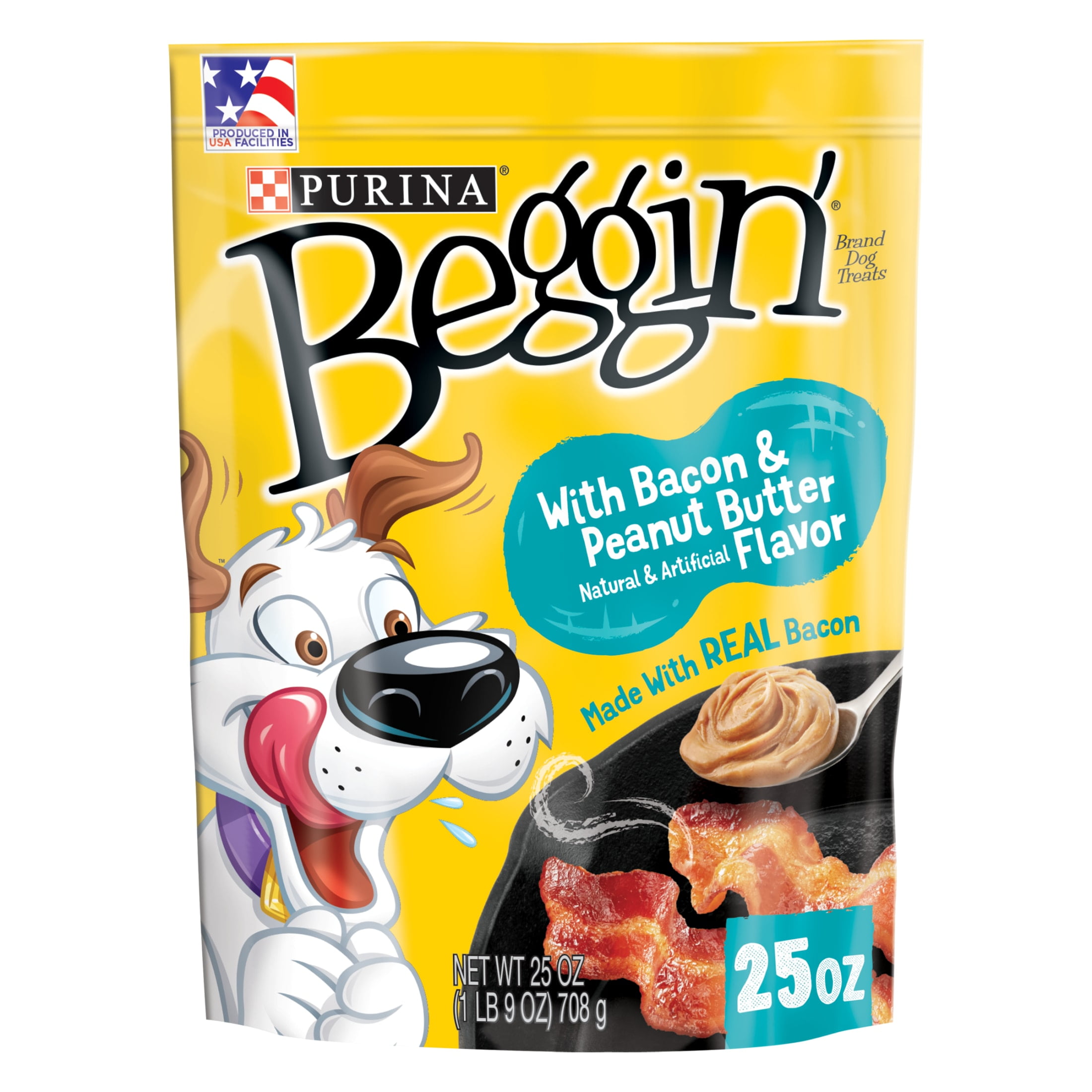 Purina Beggin' Strips Dog Treats with Real Bacon & Peanut Butter ...