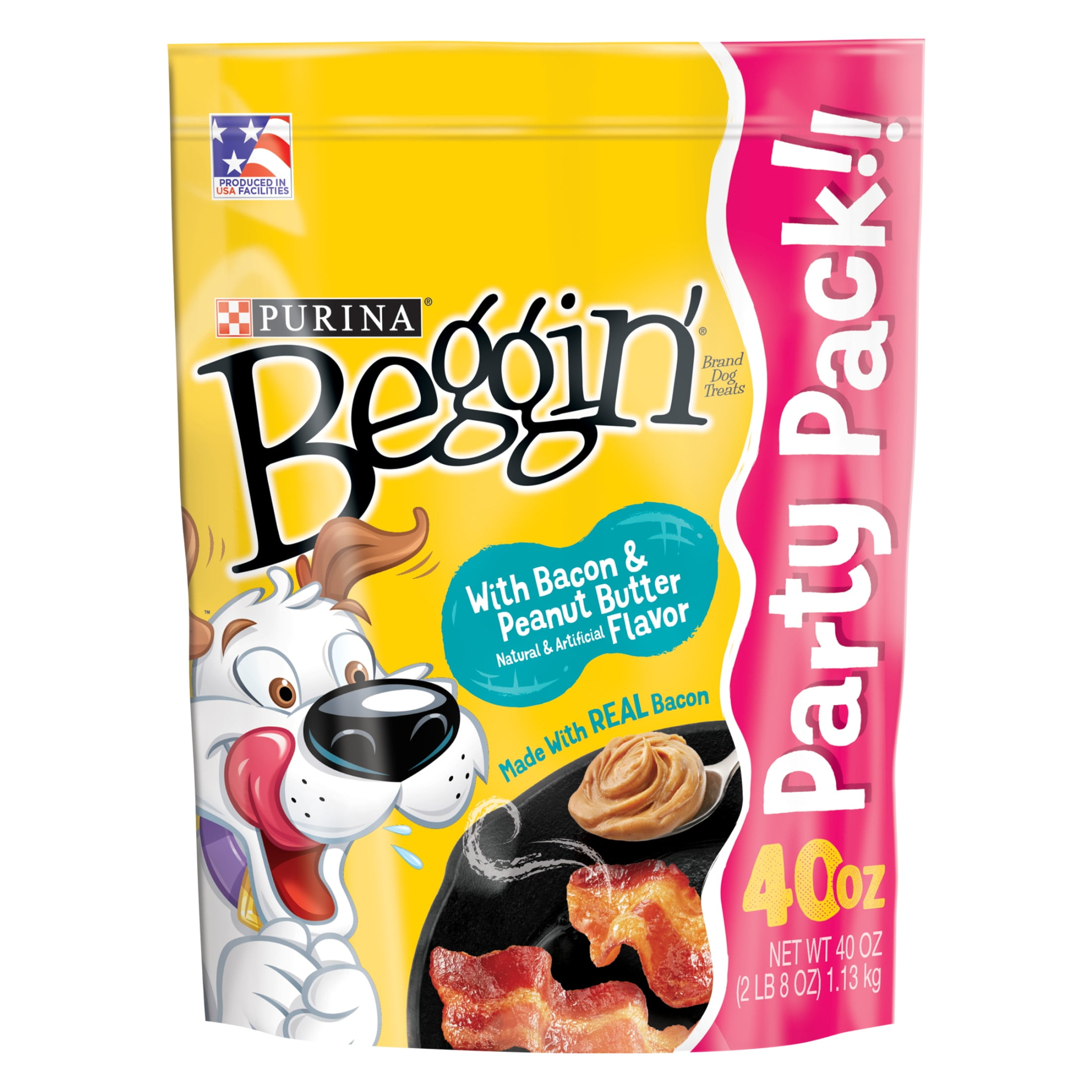 Purina Beggin' Strips Dog Treats with Real Bacon & Peanut Butter ...