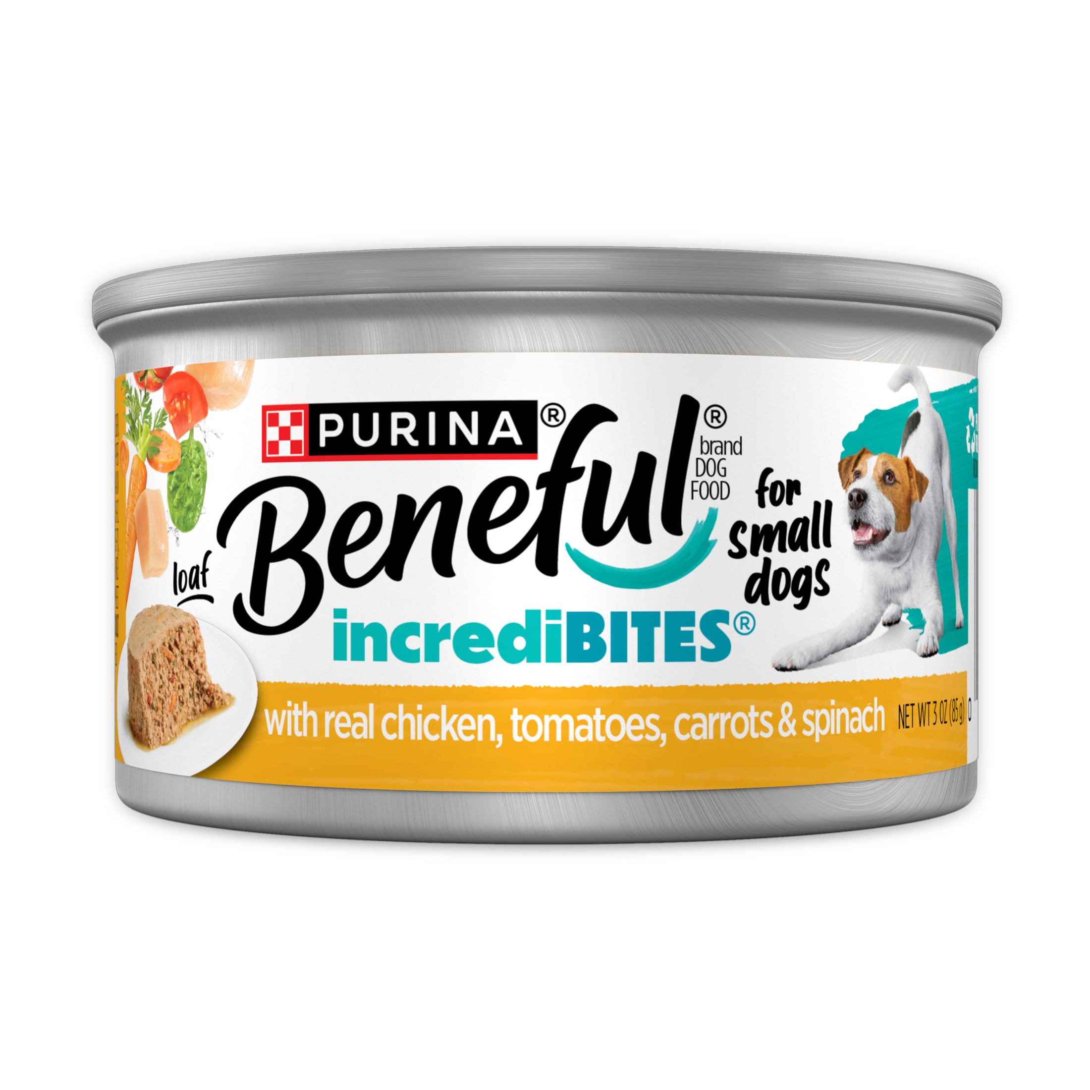 Purina Beneful Small Breed Wet Dog Food, IncrediBites Loaf With Real ...