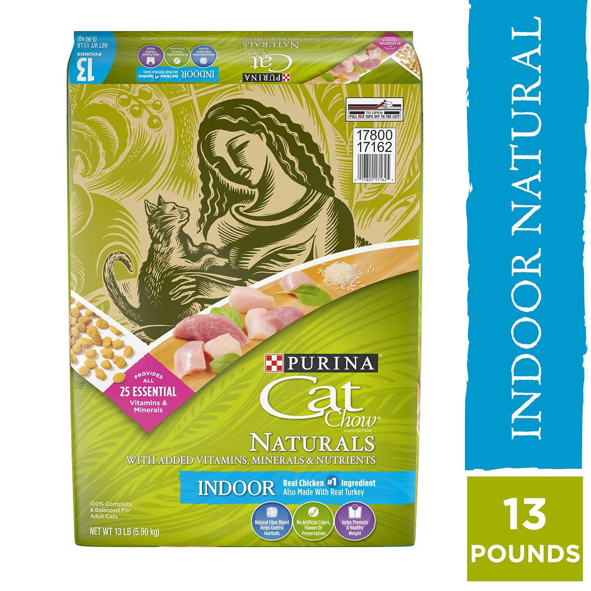 Purina Cat Chow Indoor Hairball Control Healthy Weight Natural