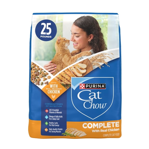 Purina Cat Chow Complete Dry Cat Food - Natural High Protein, Chicken ...