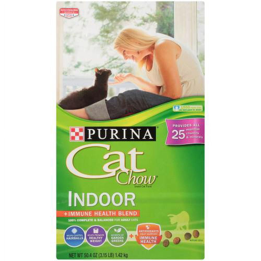 Purina Cat Chow Indoor Dry Cat Food (Pack of 36) - Walmart.com