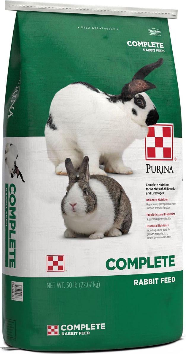Purina Complete Alfalfa Rabbit Feed Pellets, 50 lb. - Walmart.com