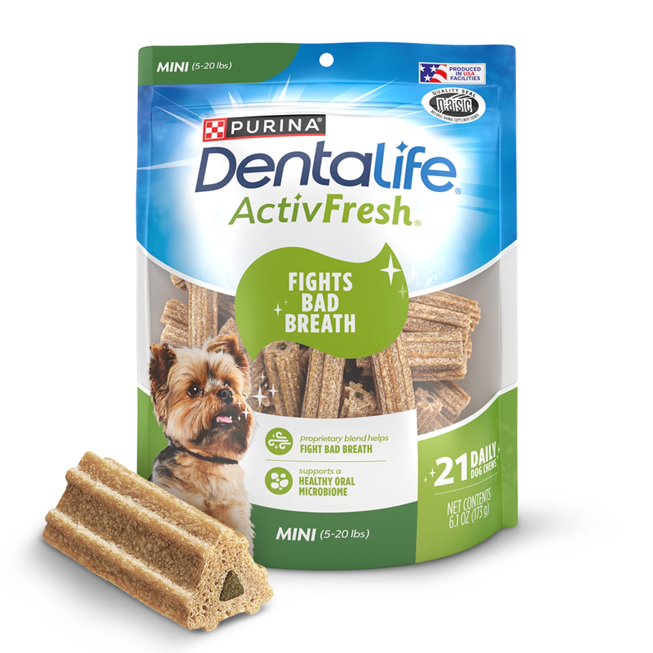 Purina DentaLife Dental Doggy Chews, Teeth Clean Snacks for Small Pets ...