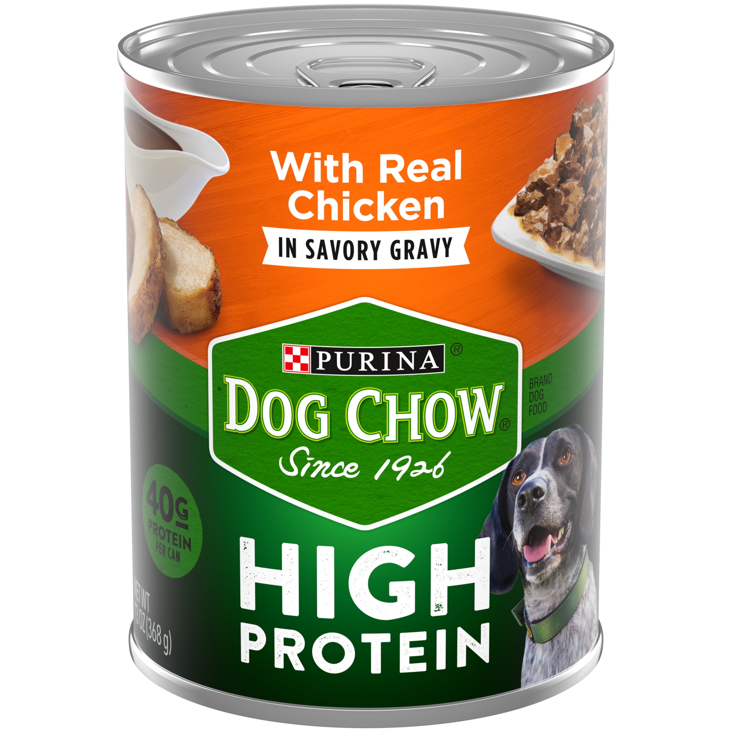 Purina Dog Chow High Protein Gravy Wet Dog Food, High Protein With Real ...