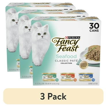 ( 4 Pack ) Fancy Feast Cat Food, Gourmet, Tender Beef Classic Pate 3 Oz ...