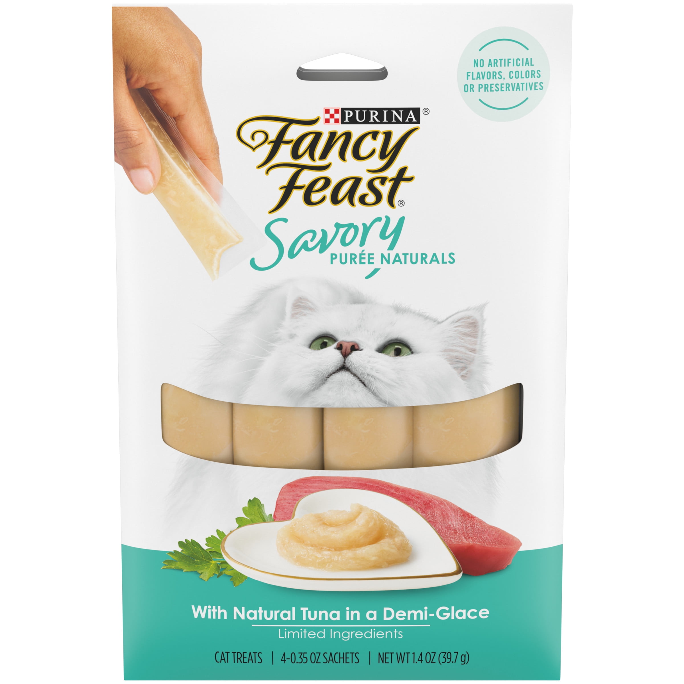 Purina Fancy Feast Savory Puree Natural Tuna Moist Nepal | Ubuy