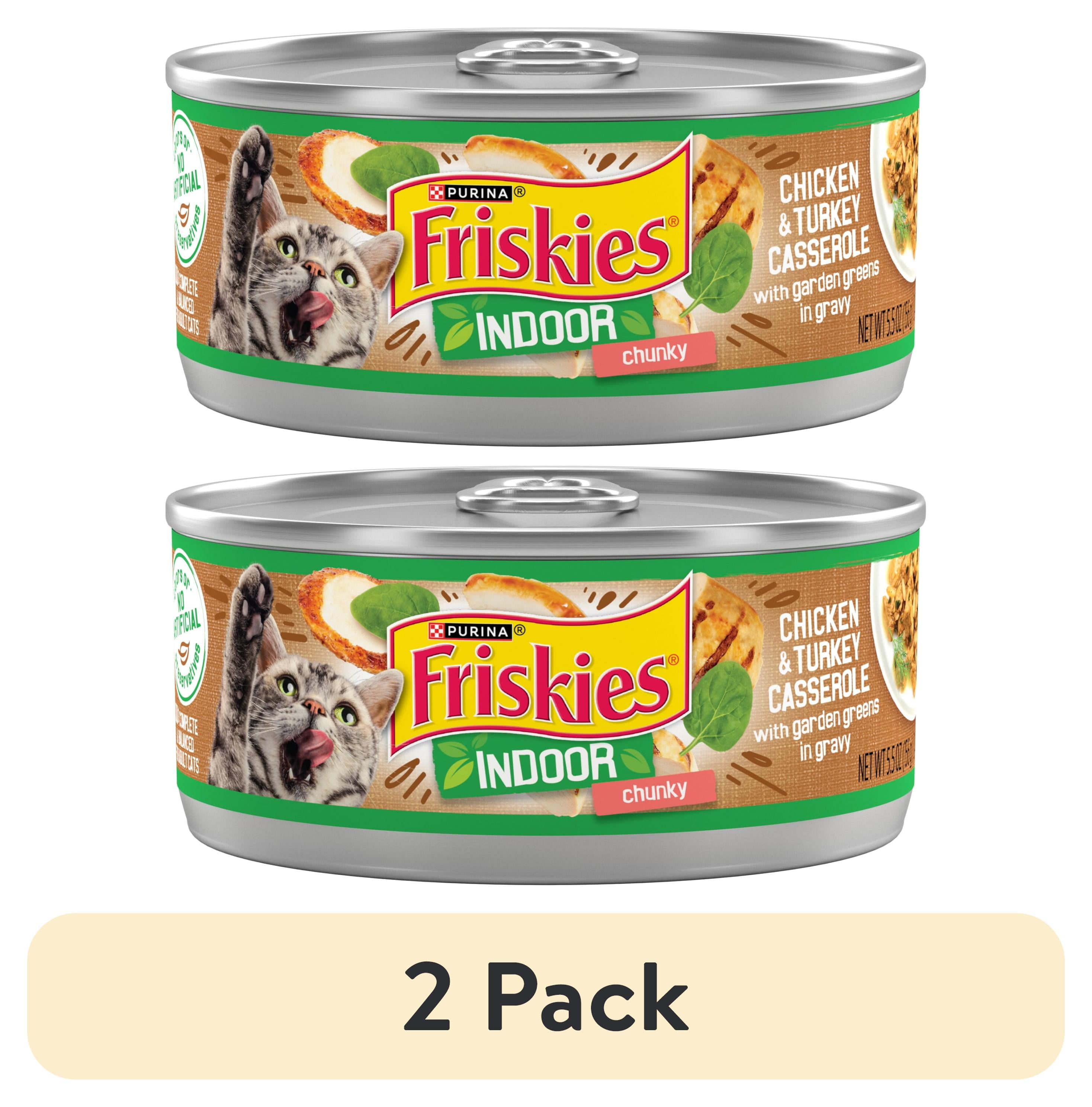 (2 pack) Purina Friskies Chunky Chicken and Turkey Casserole, Wet Cat ...