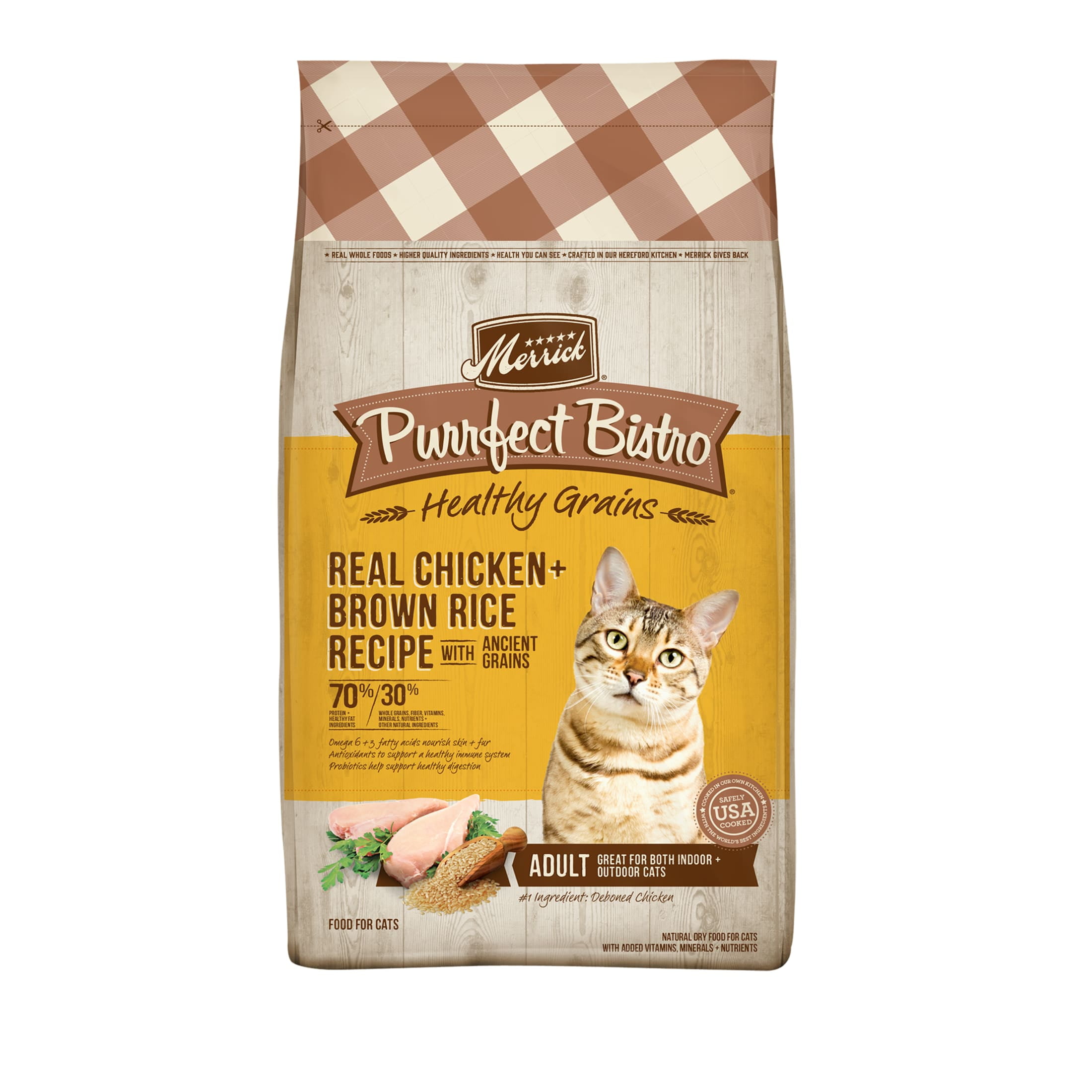 Free Shipping! Purina Merrick Purrfect Bistro Healthy Grain, Dry Cat ...