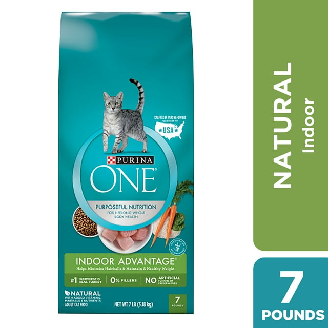 Purina One Natural Low Fat Weight Control Indoor Dry Cat Food Plus
