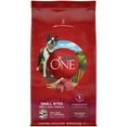 Purina ONE Small Bites Dog Food Natural Beef and Rice Formula Adult Dry ...