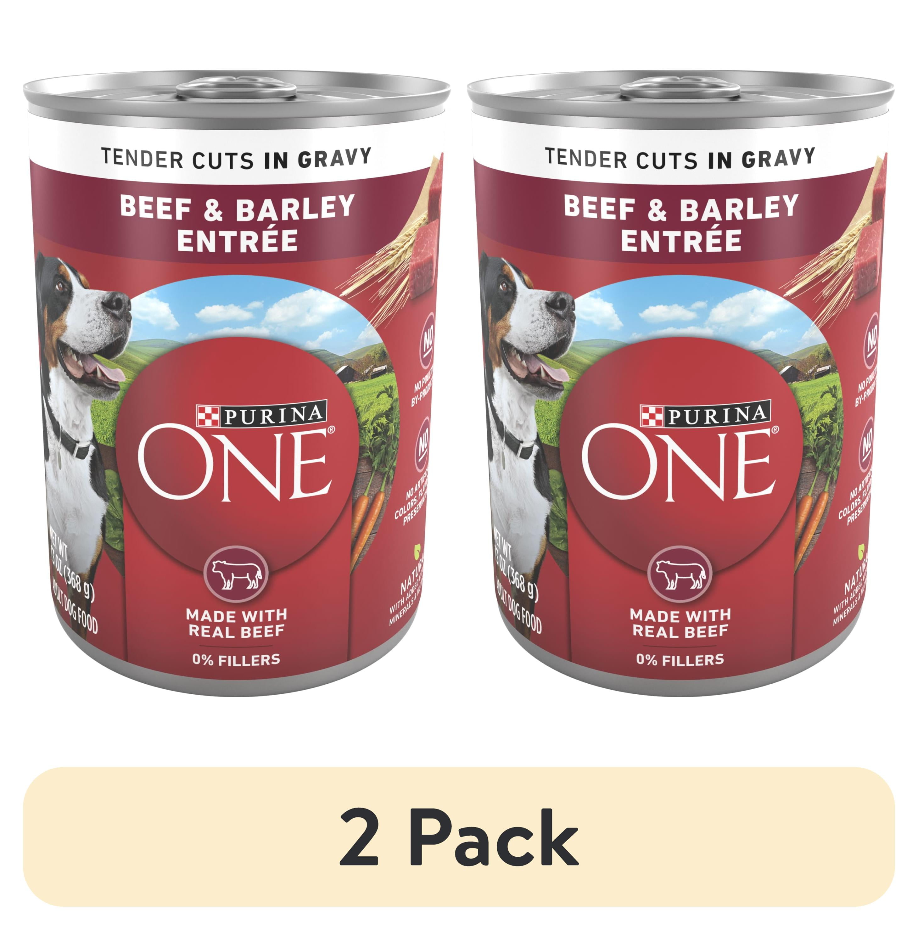 (2 pack) Purina ONE Smart Blend Natural Wet Dog Food, High Protein Soft ...