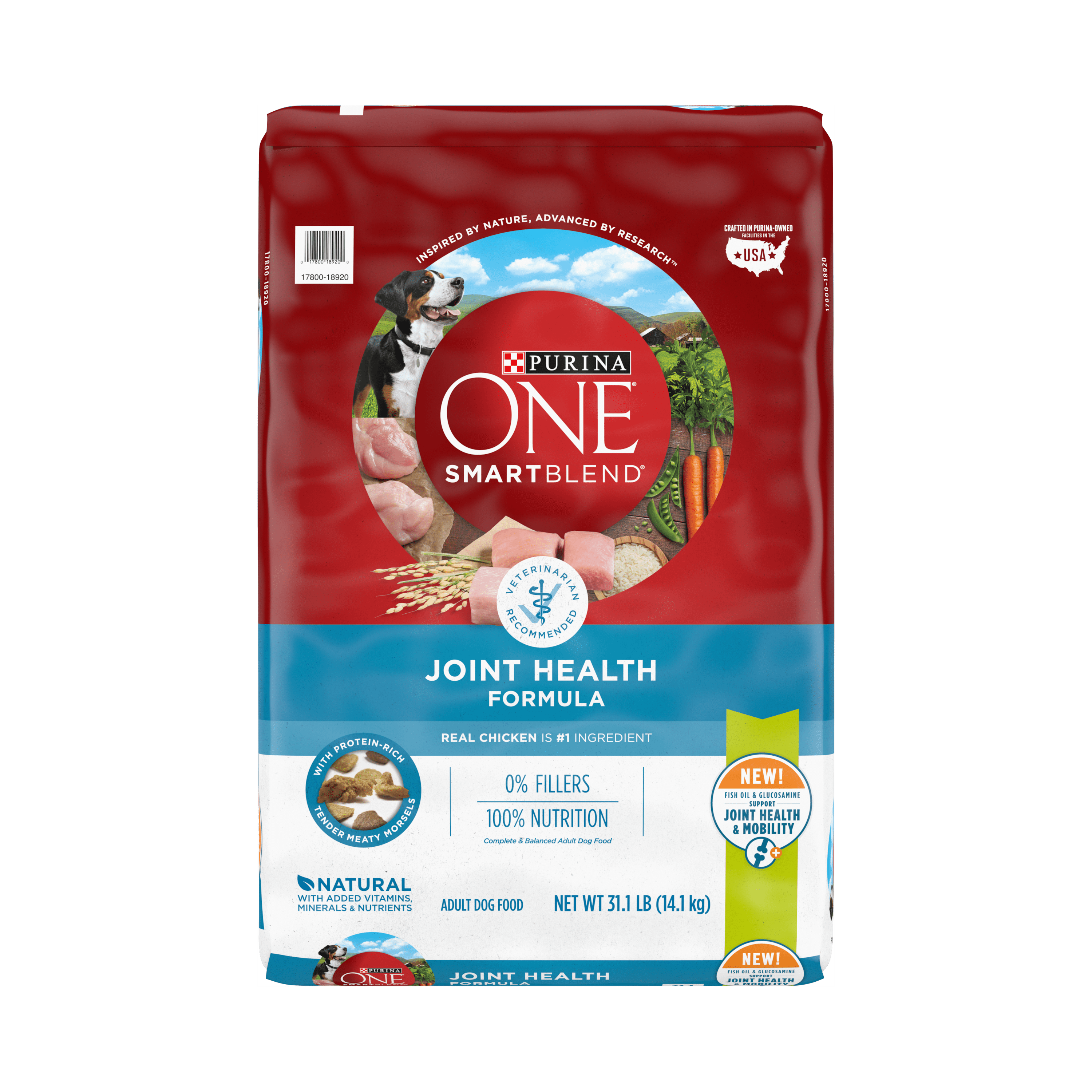 Purina One Plus Dry Dog Food Joint & Mobility Health, High Protein ...