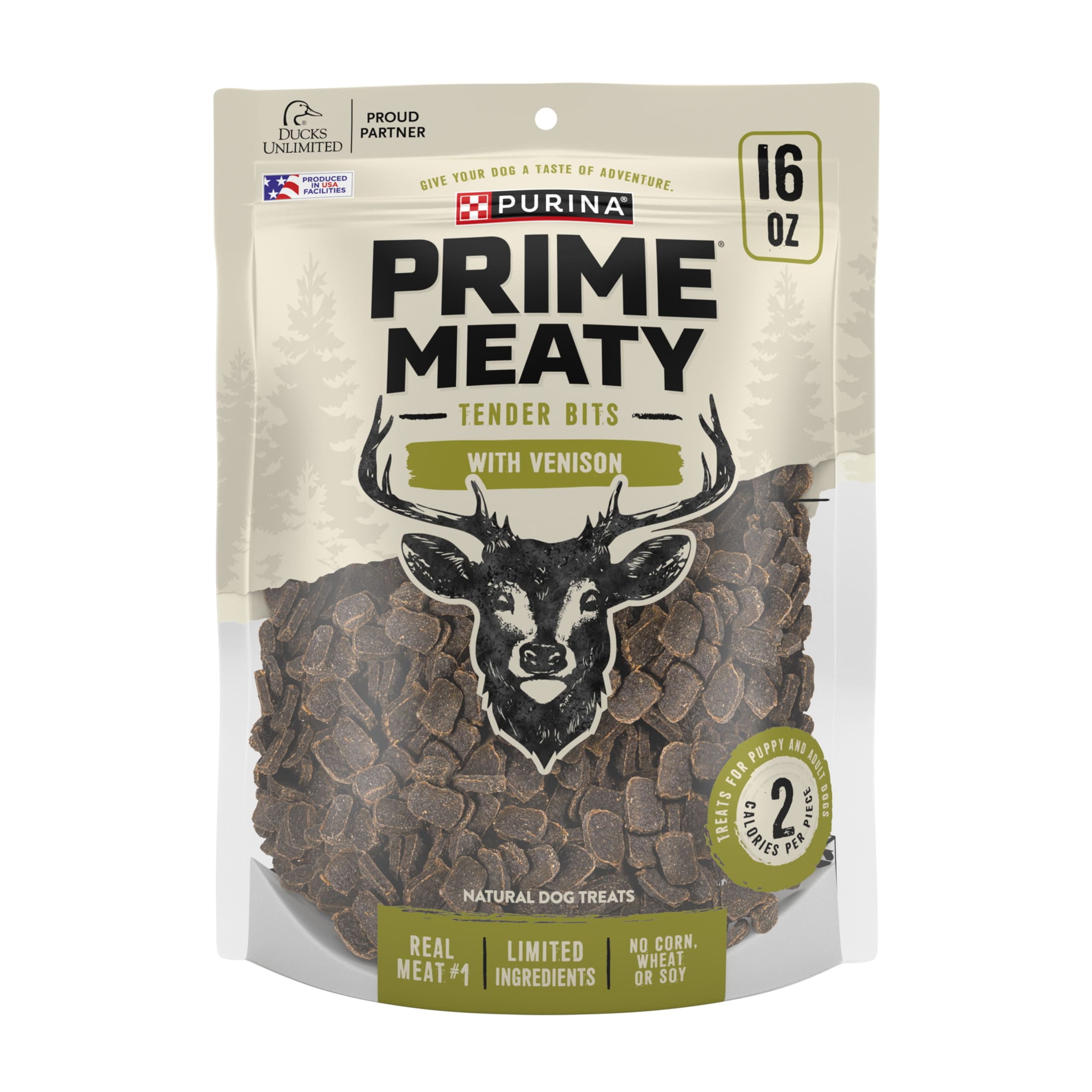 Purina PRIME Bits Dog Treats, with Real Wild Venison Natural Tender Dog ...