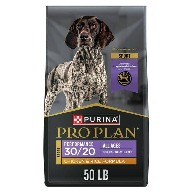 Purina Pro Plan Performance 30/20 High Protein Dry Dog Food, Real ...