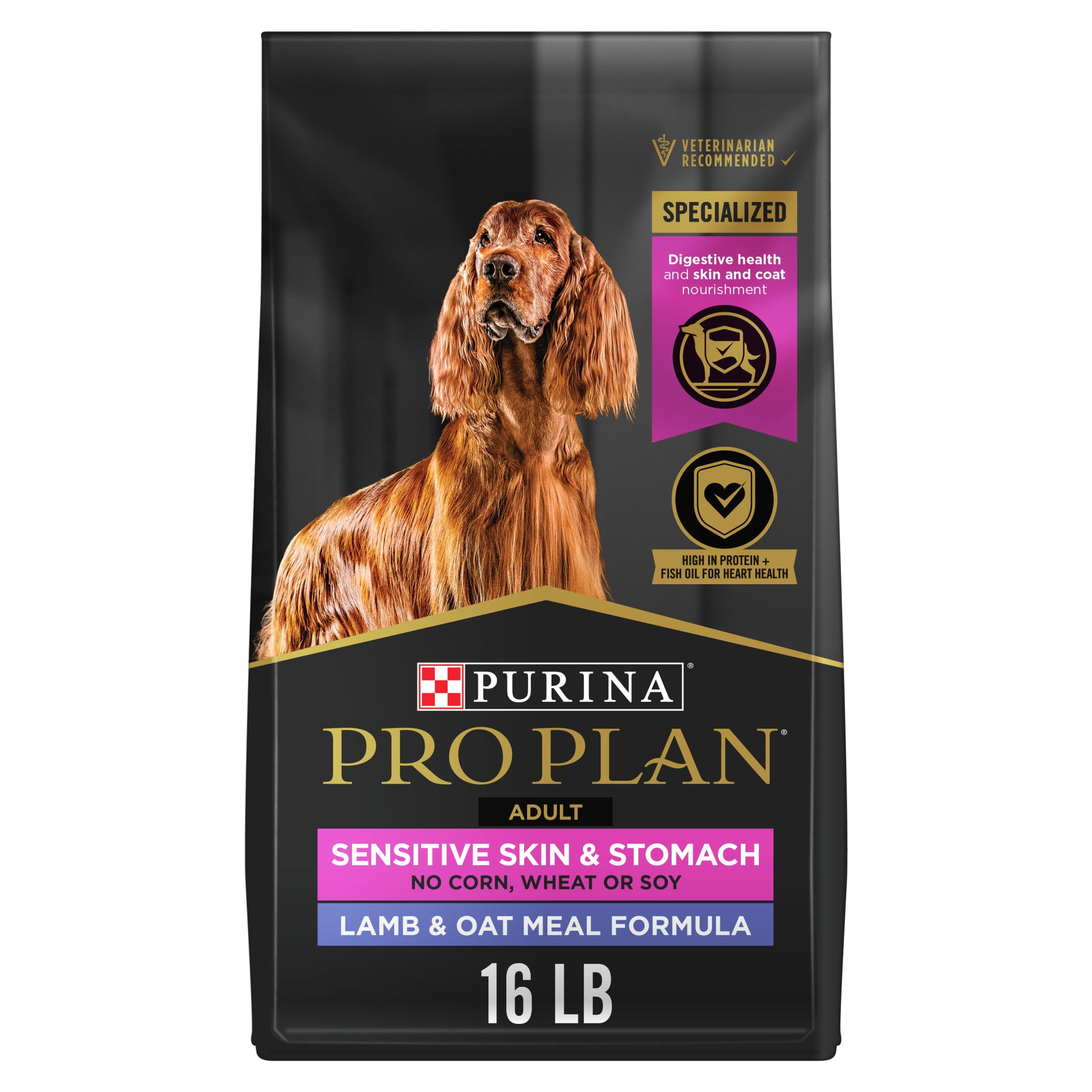 Purina Pro Plan Sensitive Skin and Sensitive Stomach Dog Food Lamb and ...