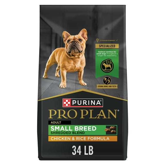 Purina Pro Plan High Protein Small Breed Adult Dry Dog Food, Real ...