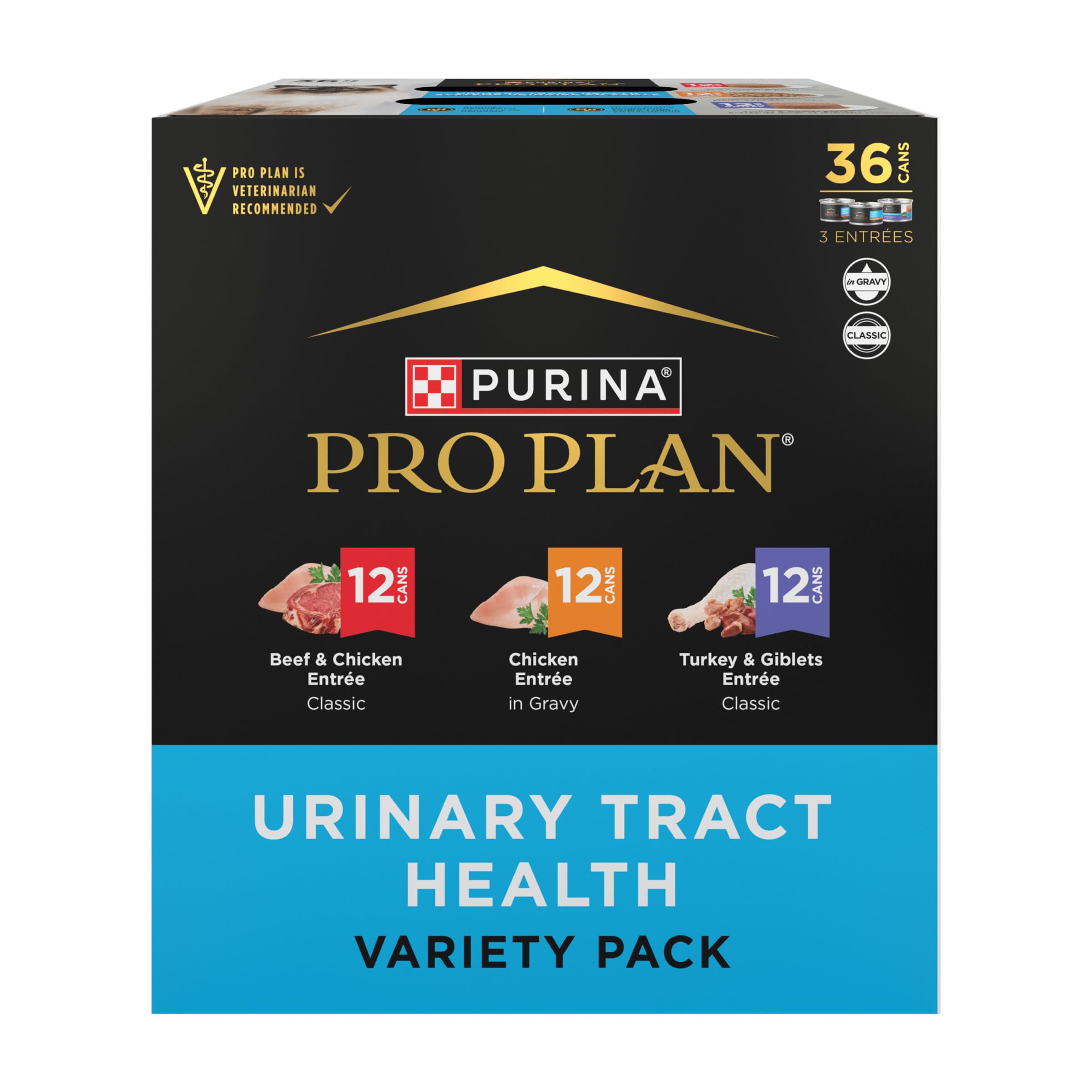 Purina Pro Plan Urinary DHF10 Cat Food Wet Variety Pack Urinary Tract ...