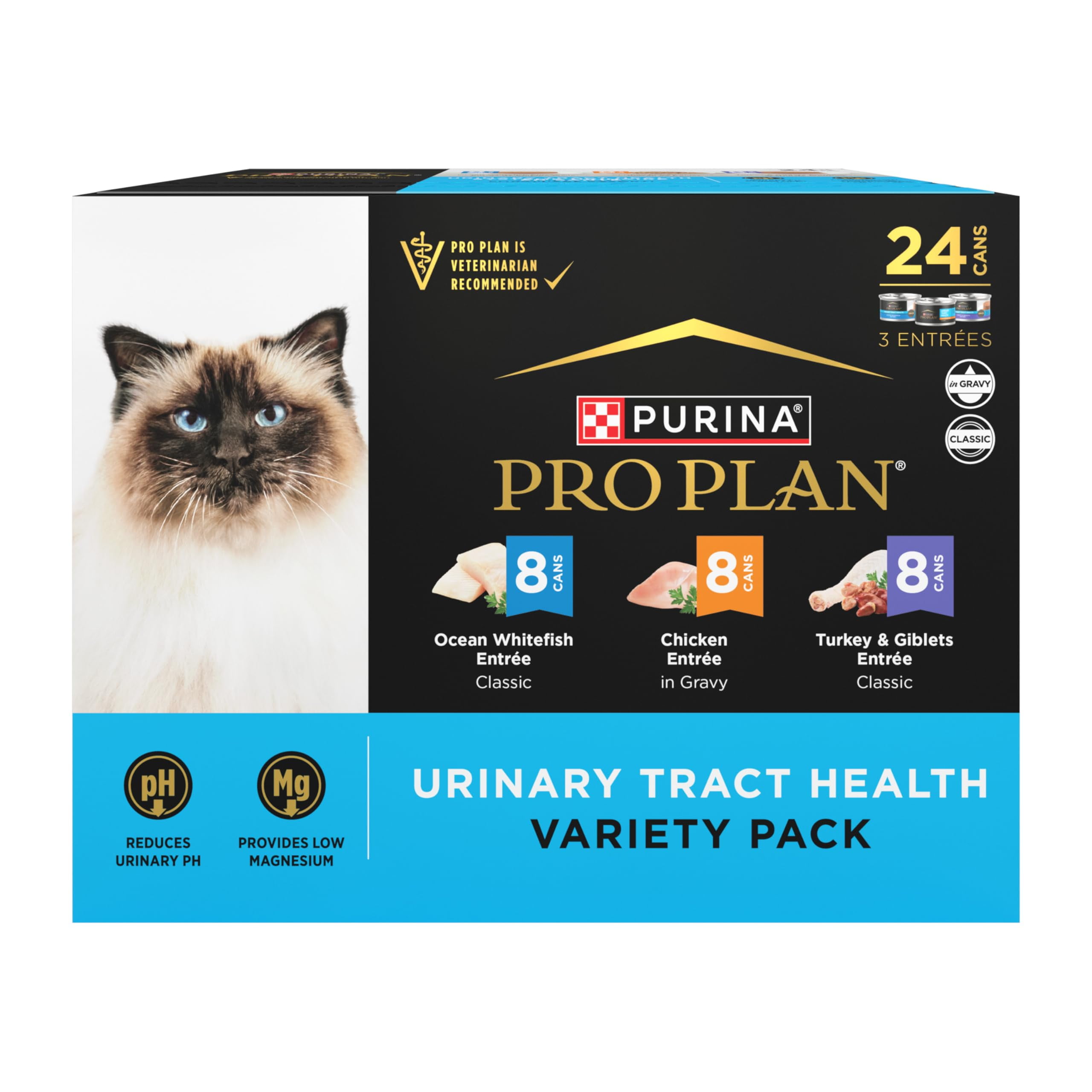 Purina Pro Plan Urinary TMA2 Cat Food Wet Variety Pack Urinary Tract ...