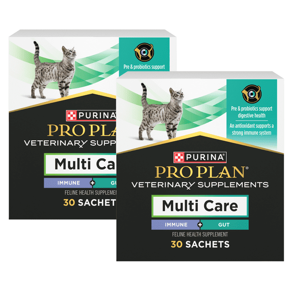 Purina Pro Plan Veterinary Cat Multi Care Feline Supplement Digestive ...