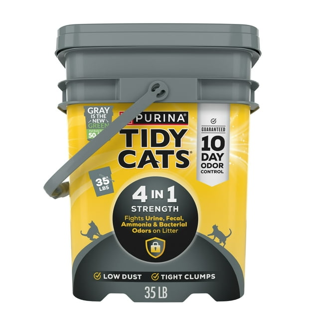 Purina Tidy Cats Multi-Cat Clumping Kitty Litter, 4-In-1 Strength ...