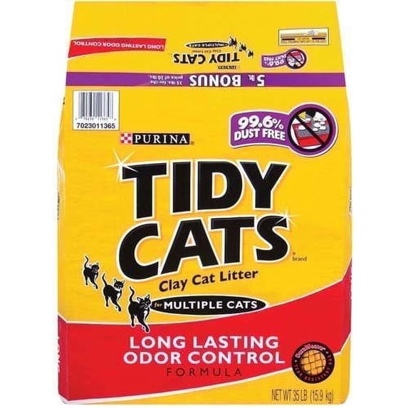 Purina Tidy Cats Long Lasting Odor Control Cat Litter, 35 Lb - Walmart.com