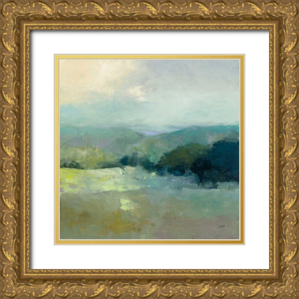 Purinton, Julia 15x15 Gold Ornate Wood Framed with Double Matting ...