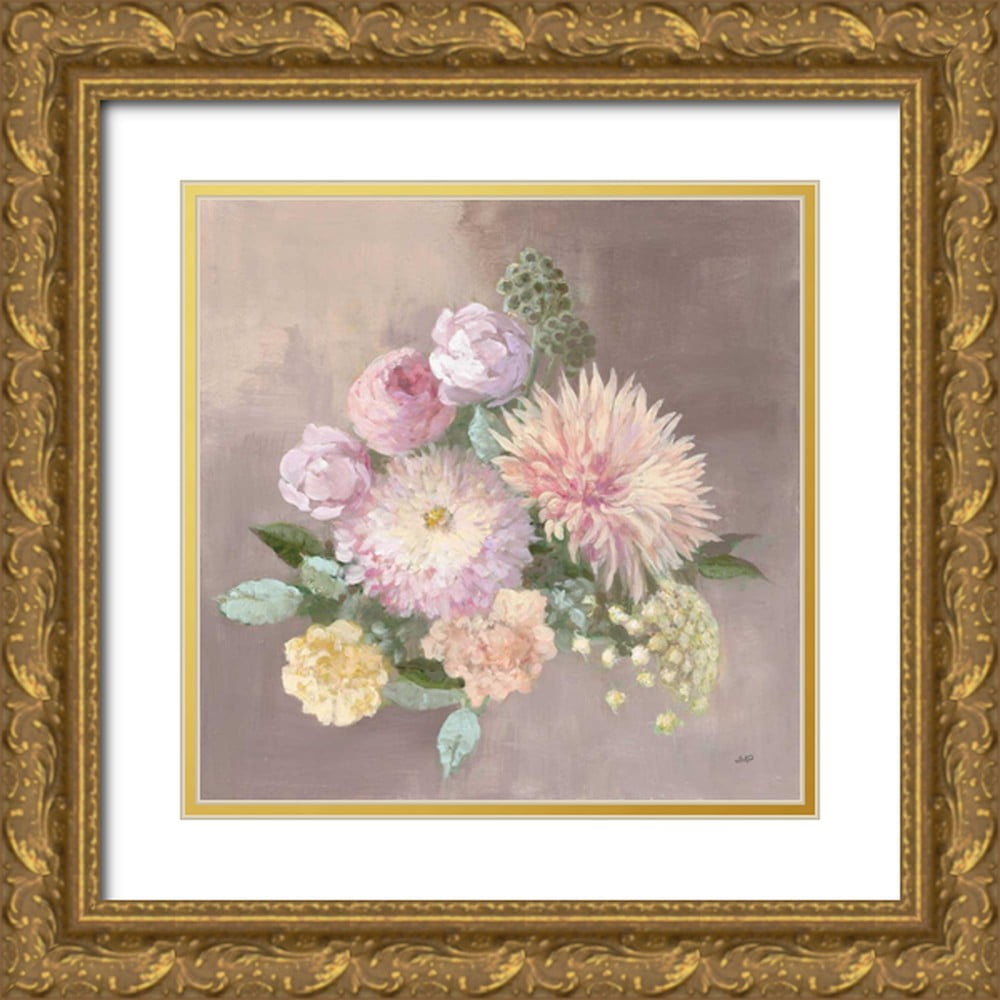 Purinton, Julia 15x15 Gold Ornate Wood Framed with Double Matting ...