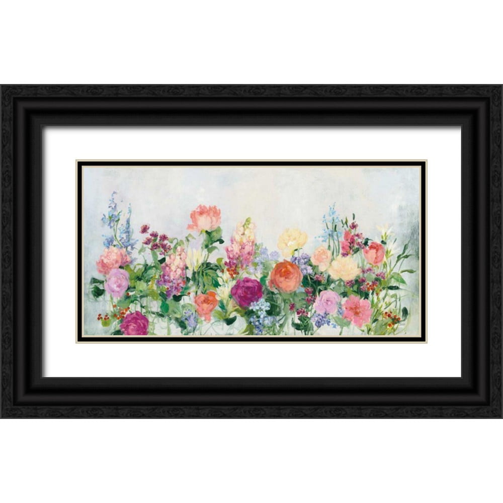 Purinton, Julia 18x11 Black Ornate Wood Framed with Double Matting ...