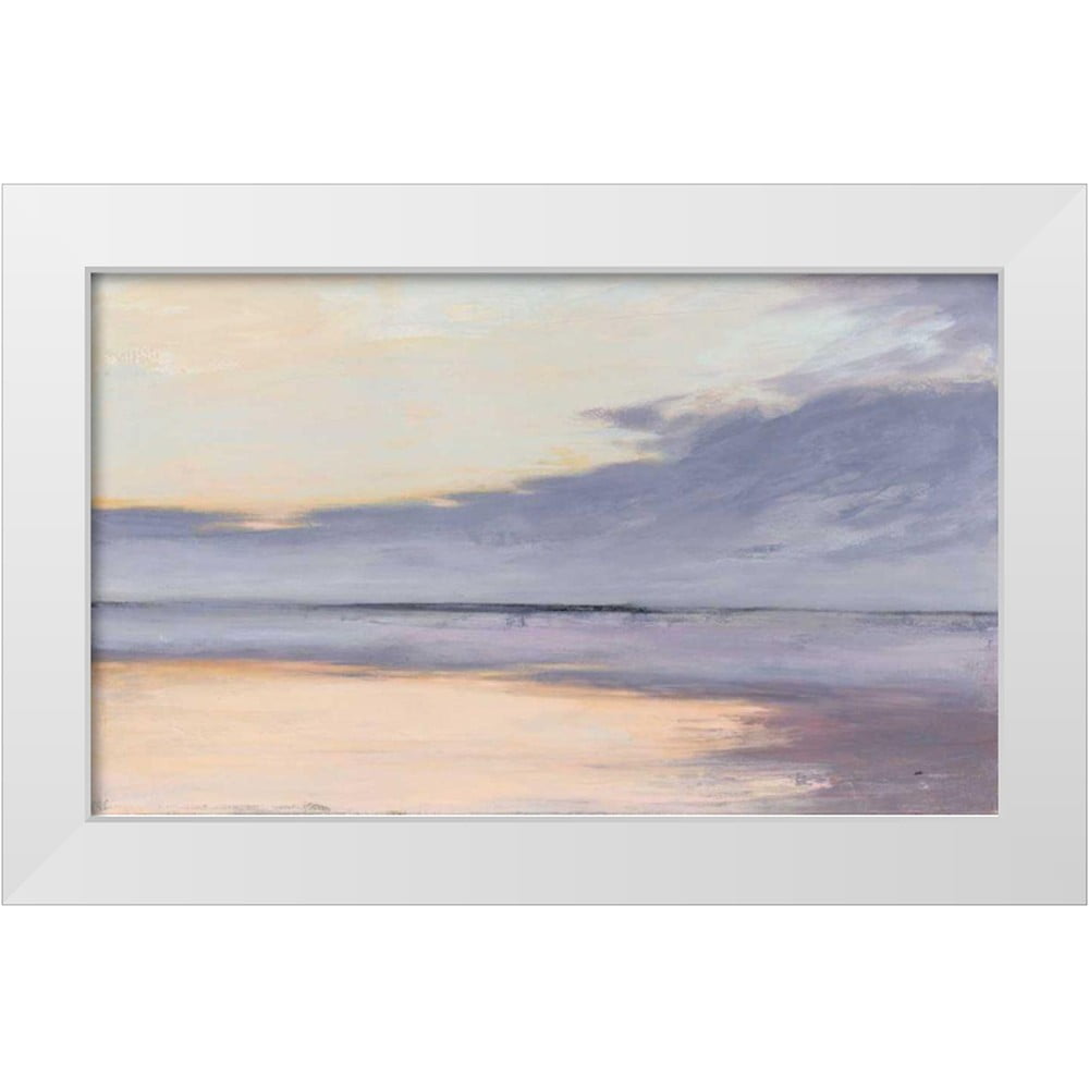 Purinton, Julia 18x12 White Modern Wood Framed Museum Art Print Titled - Shore - Walmart.com