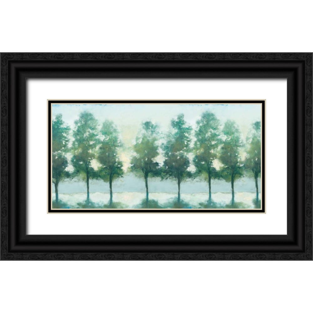 Purinton, Julia 24x14 Black Ornate Wood Framed with Double Matting ...