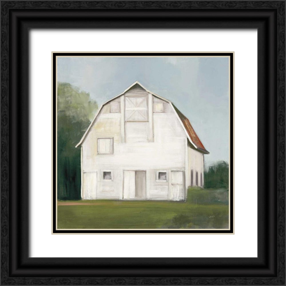 Purinton, Julia 26x26 Black Ornate Wood Framed with Double Matting ...
