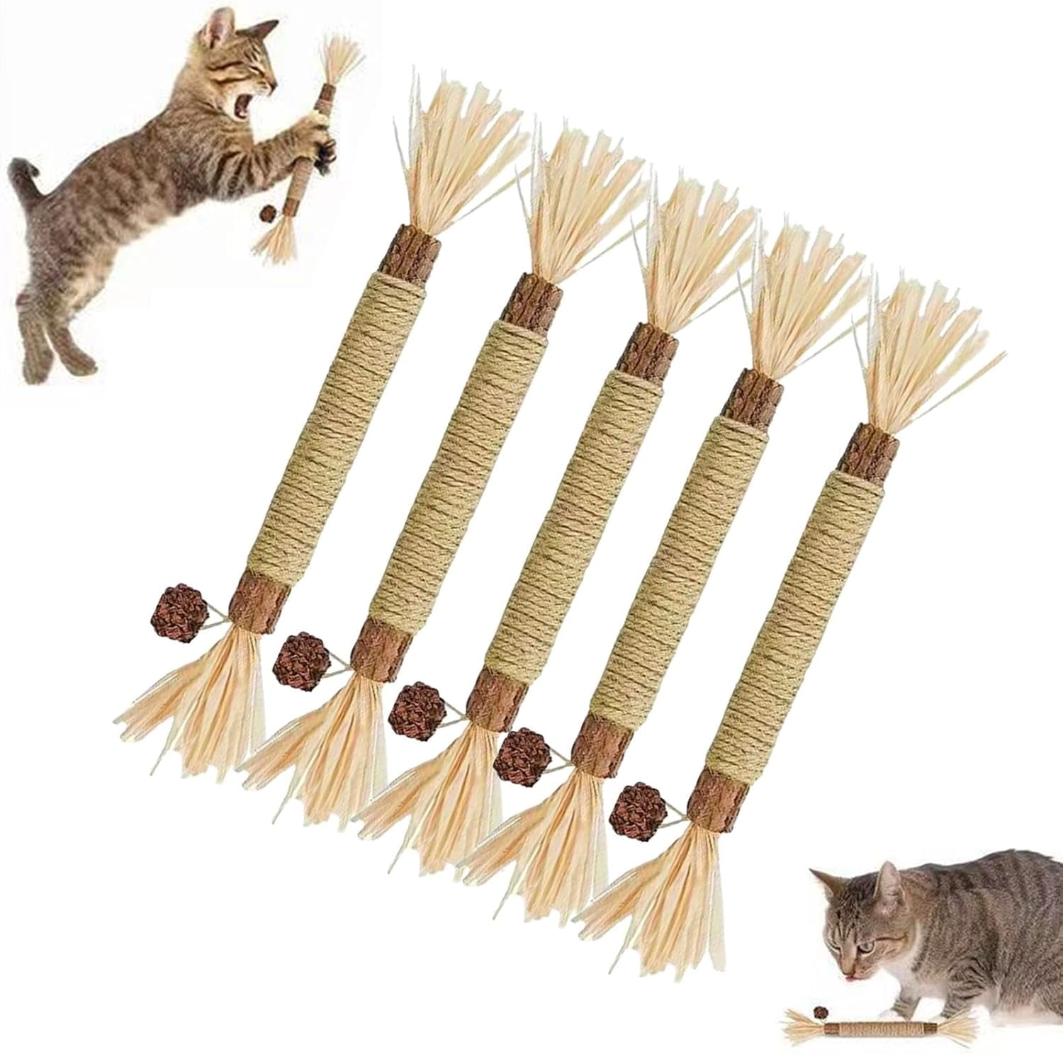 Puriq Natural Silvervine Dental Sticks for Cats, Cat Silver Vine ...