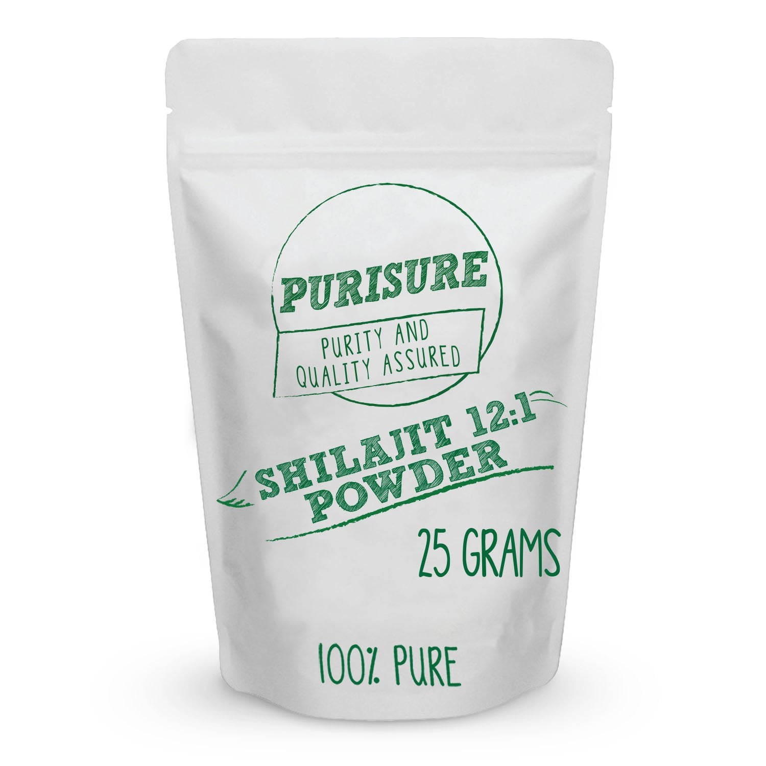 Purisure Shilajit Powder | 40% Fulvic Acid Content | 12:1 Pure ...