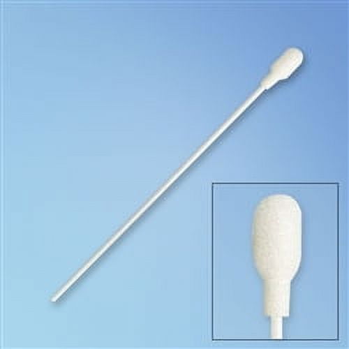 Puritan PurSwab Foam over Cotton Swab, Regular Tip, 6" Poly Shaft, 1000 ...