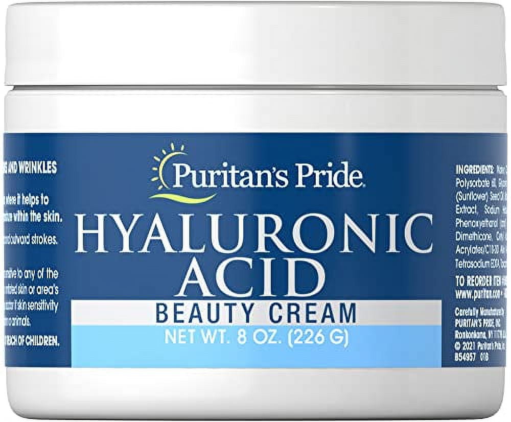 Puritan's Pride Hyaluronic Acid Cream-8 oz Cream - Walmart.com