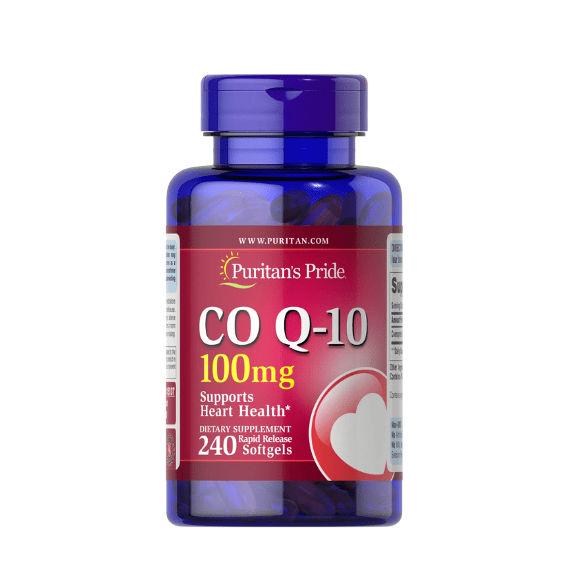 Puritan's Pride Q-SORB Co Q-10 100 mg - 240 Rapid Release Softgels - Walmart.com