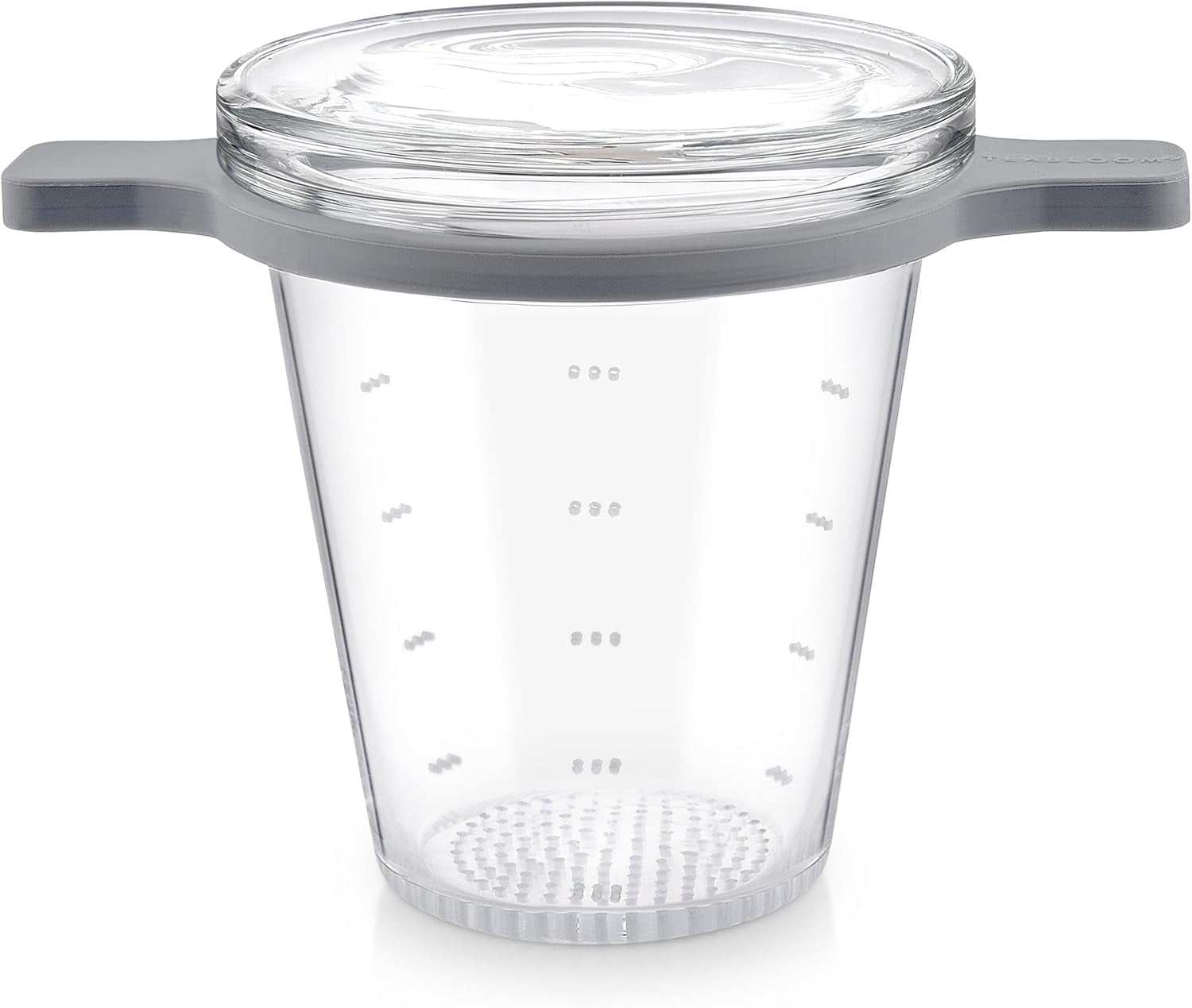 Purity Loose-Leaf Tea Glass Infuser with Versatile Lid – 3.3 ...