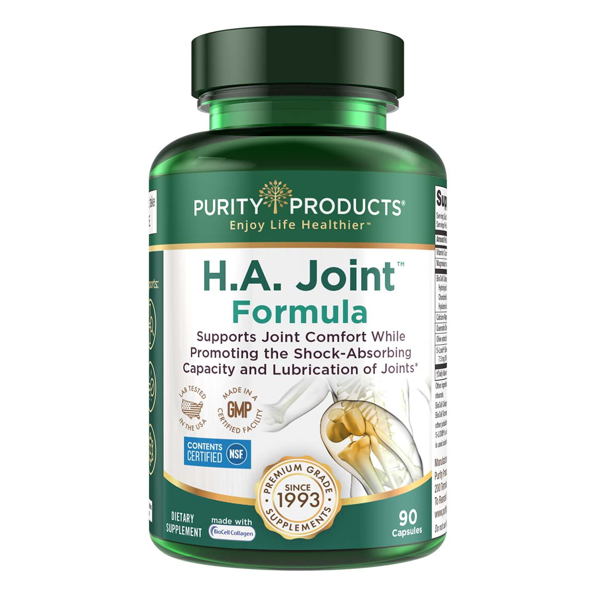 Purity Products - HA Joint Support Dietary Supplement Capsules ...