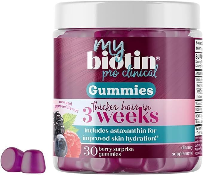 Purity Products My Biotin ProClinical MyBiotin 30Gummies Astaxanthin/L-Arginine - Walmart.com