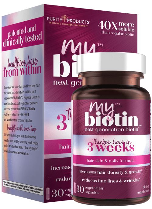 Purity Products MyBiotin™ MB40X Hair Growth & Skin Health Vegetarian ...