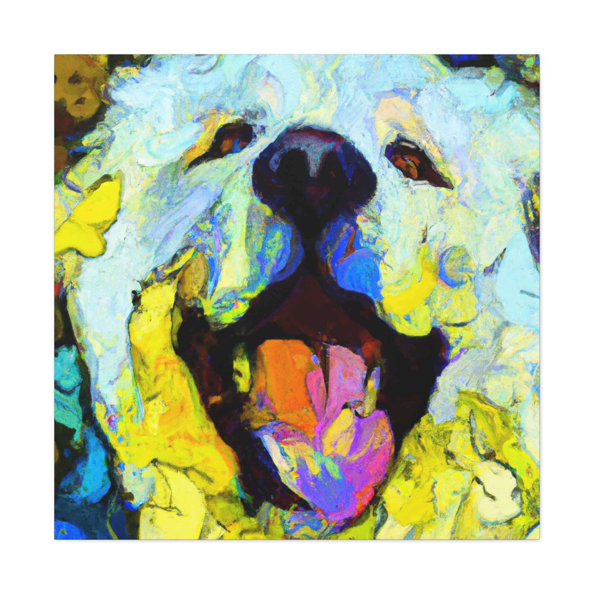 "Purity in White Fur" - Canvas - Walmart.com