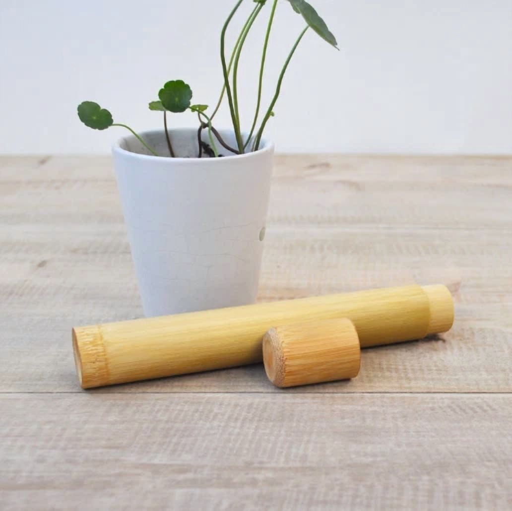 Purly - Natural Round Bamboo Sealed Tea Box Candy Dried Foods Jar ...