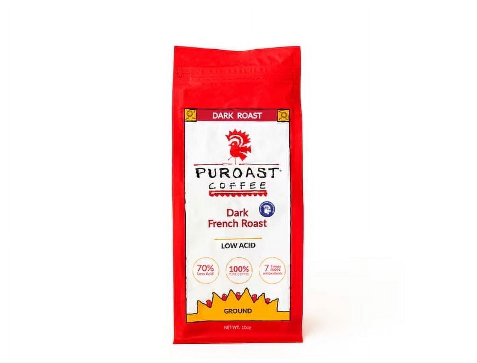 Puroast Coffee Decaf Low Acid Dark French Roast - 12 oz Pack of 2 ...