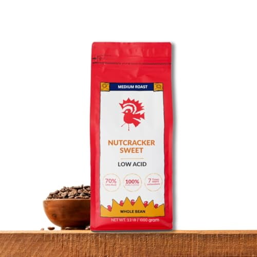 Puroast Low Acid Coffee Flavored Bean | Nutcracker Sweet Whole Bean ...