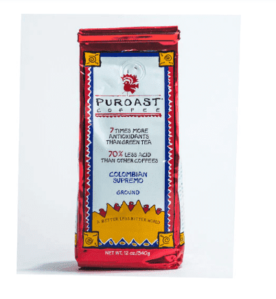 Puroast Puroast Colombian Supremo Ground Coffee -- 12 oz Pack of 3 ...