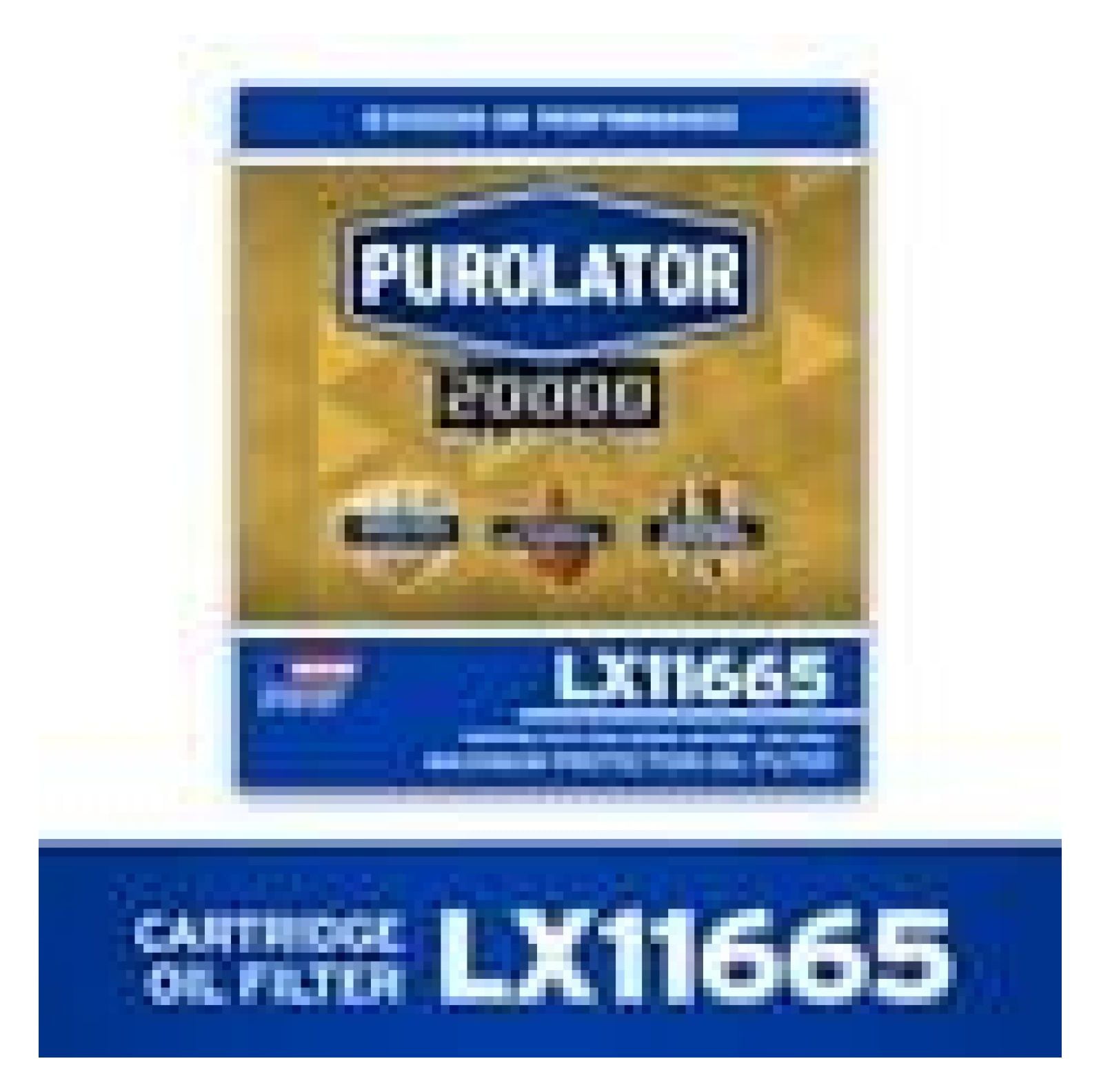 Purolator 20K Oil Filter LX11665 High Performance Engine Protection ...